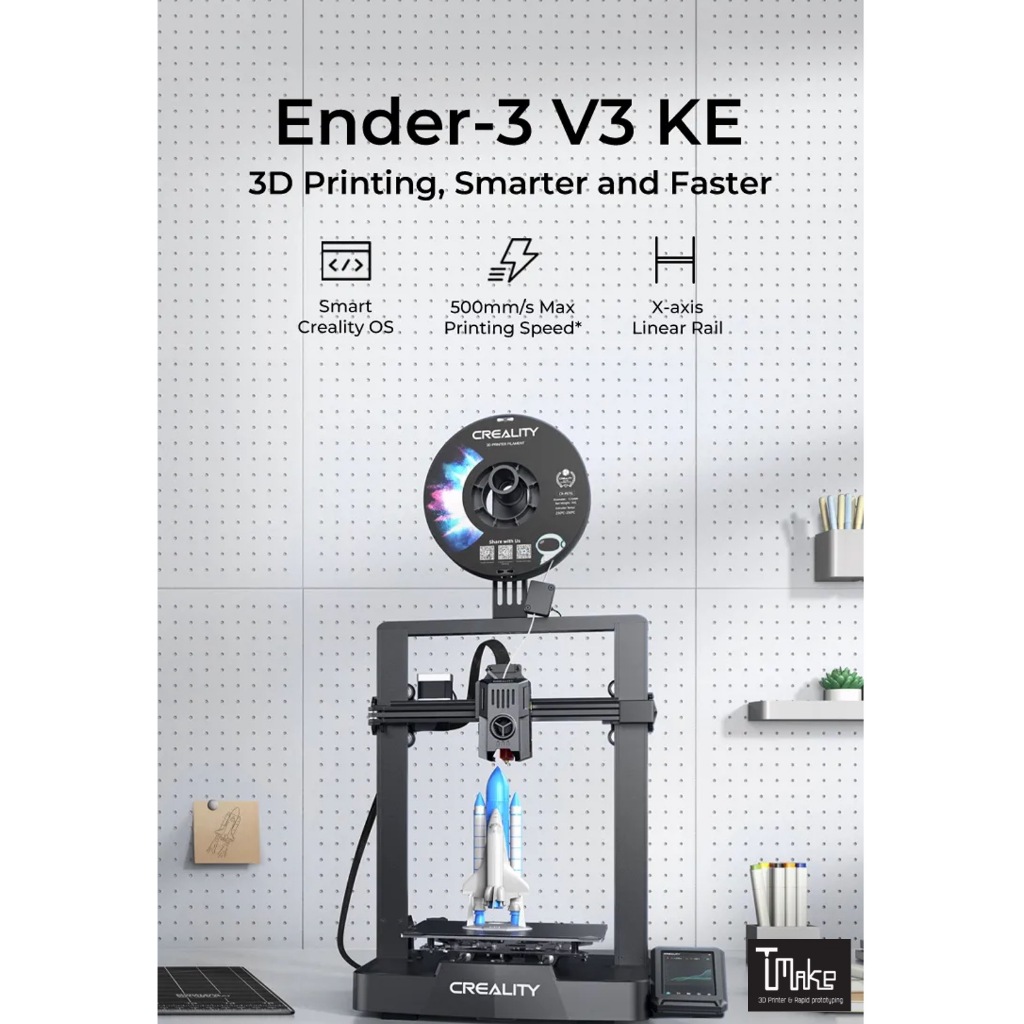 Creality 3D Printer Ender-3 V3 KE 500mm/s Fast Printing Speed Smart ...