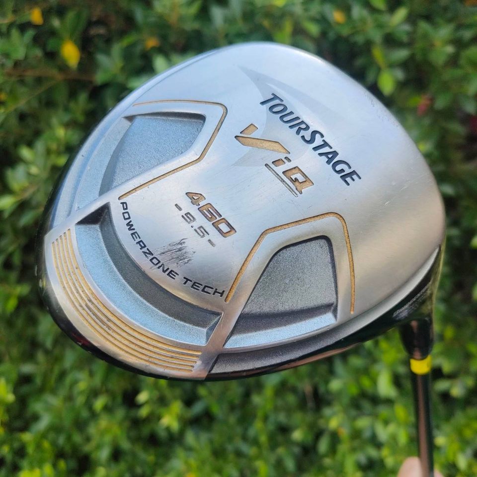 [ผ่อน] DRIVER TOURSTAGE VIQ 460 องศา 9.5 ก้าน VD-50 FLEX SR หัวใหญ่ 460 CC.ไม้กอล์ฟมือสอง ของแท้ ...