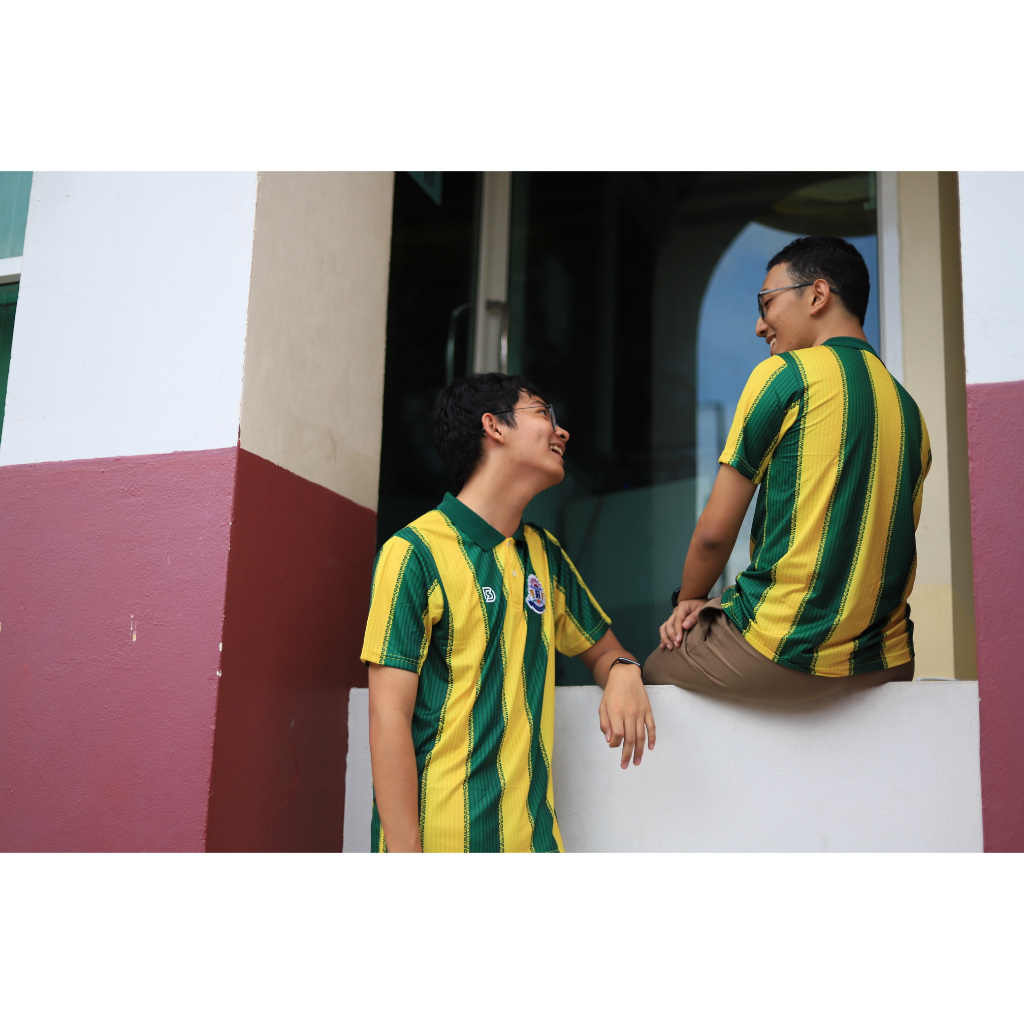 เสื้อโรงเรียนเทพศิรินทร์ ลายทางเขียวสลับเหลือง DEBSIRIN 2023 | Shopee ...