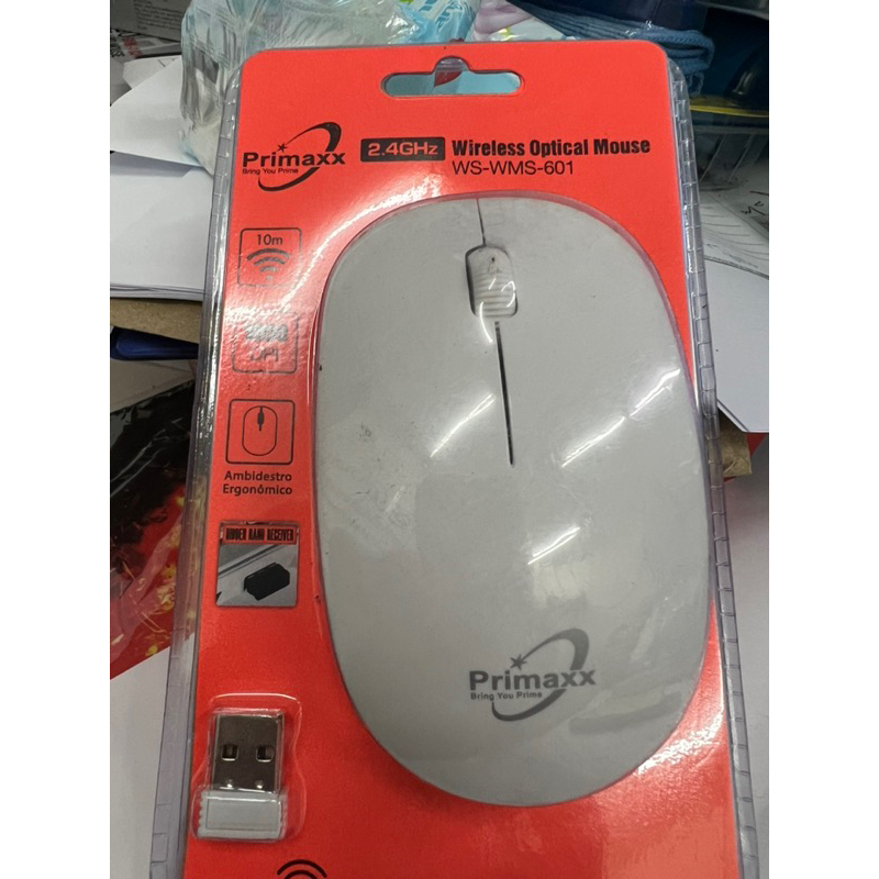 Primaxx 2.4 Wireless Optical Mouse รุ่น WS-WMS-601 เมาส์ออฟติคัลไร้สาย ...