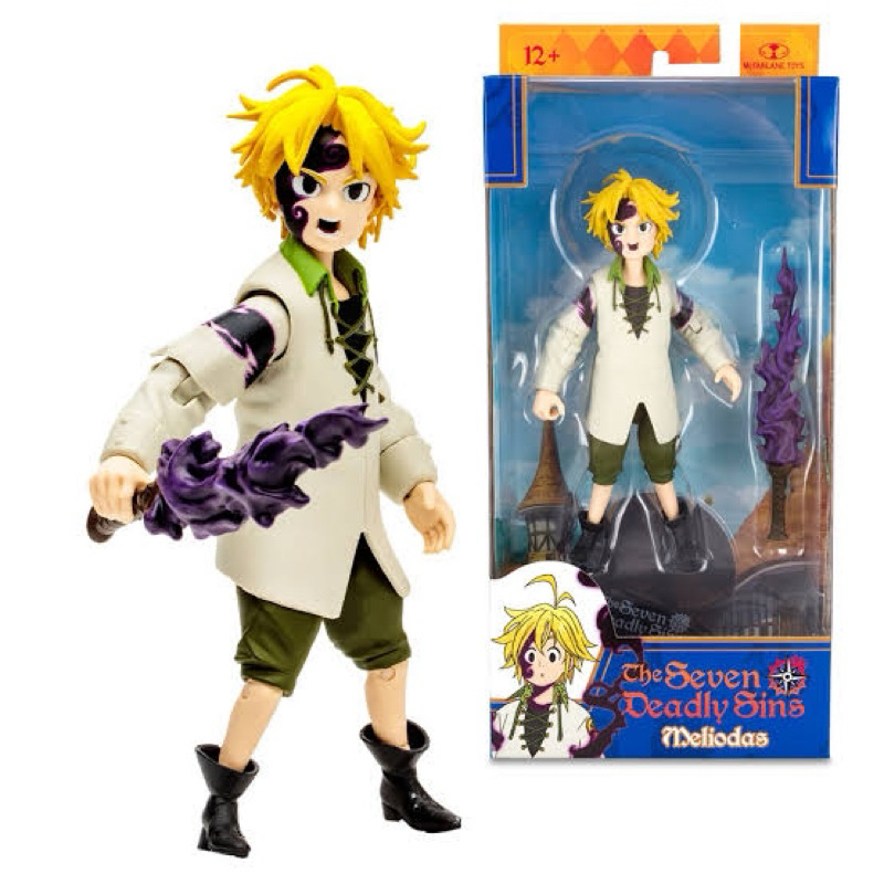 Mcfarlane Meliodas in Demon Mode (The Seven Deadly Sins) 7" Figure ...