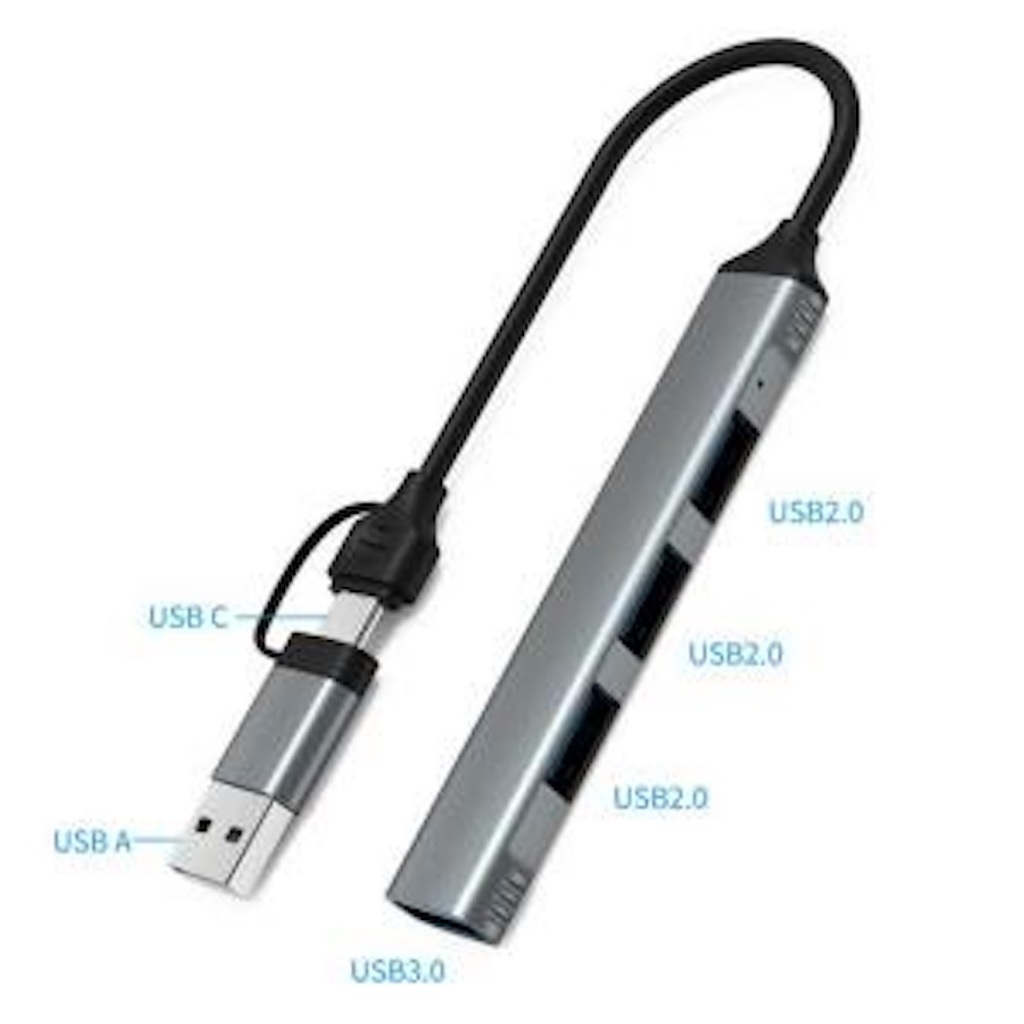 AIRSKY 4-in-1 USBC /USB A HUB Docking usb2.0 usb 3.0 airsky HC-77 ...