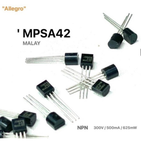 MPSA42 Transistor Bipolar (BJT) ทรานซิสเตอร์ NPN TO-92-3 (์NOS) AMPSA42 ALLEGRO Microsystems ...