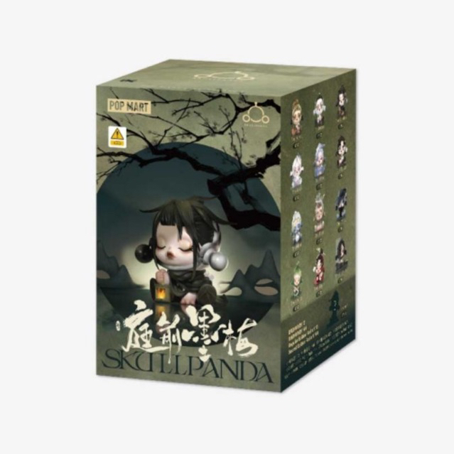 (Live/วีดิโอลด100฿) กล่องสุ่มพร้อมส่ง 💚🌲 SKULLPANDA The Ink Plum ...