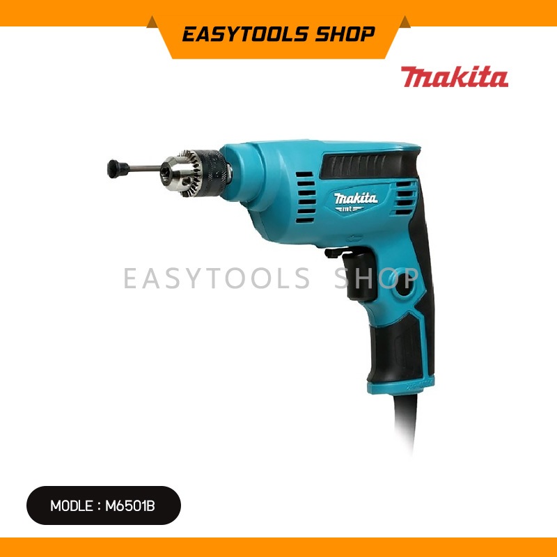 MAKITA M6501B สว่าน 1/4" ซ้ายขวาปรับรอบ (230W) เจาะได้ทั้งไม้และเหล็ก ...