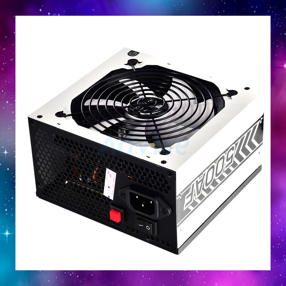 POWER SUPPLY (อุปกรณ์จ่ายไฟ) (80+ Bronze) RAIDMAX RX-500AF 500W ใช้งานได้ปกติ สภาพตามรูป ...