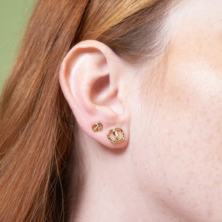 YVIS Icing Pretzel Gem Earring | Shopee Thailand