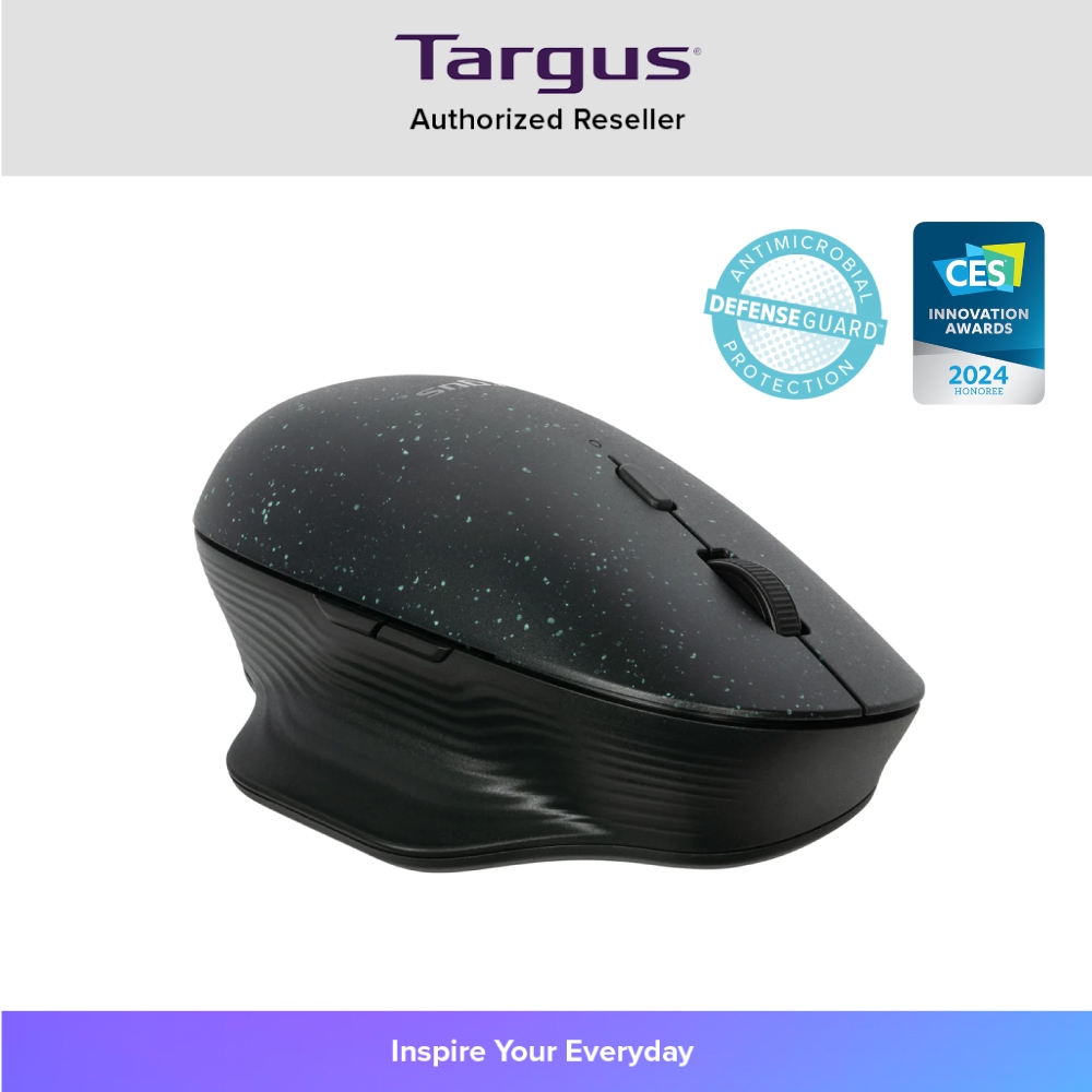 Targus B586 ErgoFlip EcoSmart Mouse (AMB586) เม้าส์ไร้สาย สรีรศาสตร์ Bluetooth 4,000 DPI ปรับ ...