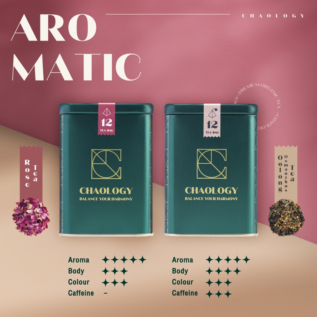 CHAOLOGY l Organic Aromatic gift set เซตของขวัญชาออแกนิคกลิ่นละมุน ...