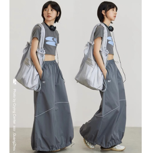 (พร้อมส่ง) crying center silver logo bag สะพานข้าง สะพายหลัง *ลิขสิทธิ์ ...