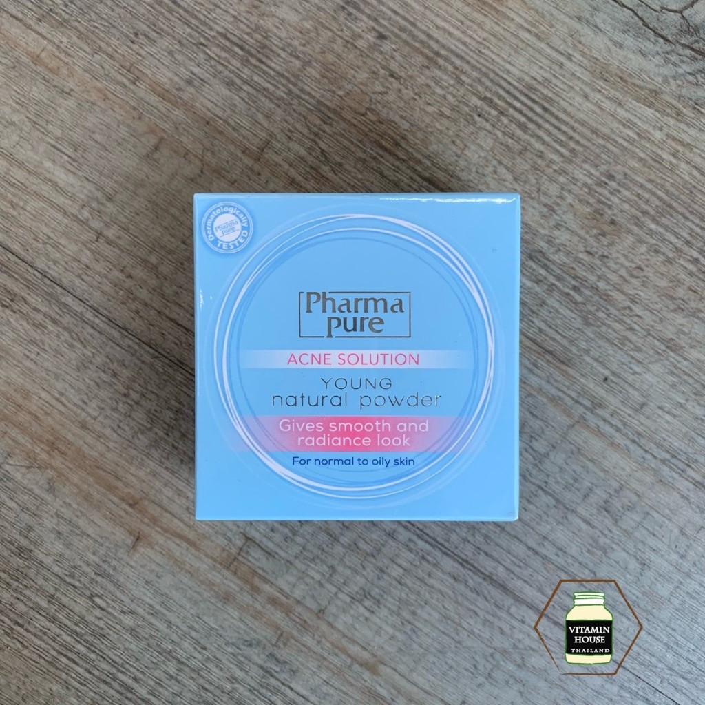 PharmaPure Acne Young Nature Powder 11.5กรัม (เดี่ยว/ แพ็คคู่) แป้ง ...