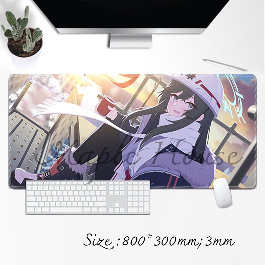 แผ่นรองเมาส์(Mouse pad) blue archive[800×300/3mm] | Shopee Thailand