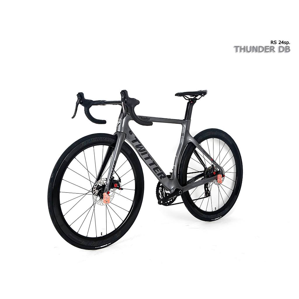 จักรยานเสือหมอบ Twitter รุ่น Thunder RS 24 SP. ล้อคาร์บอน | Shopee Thailand