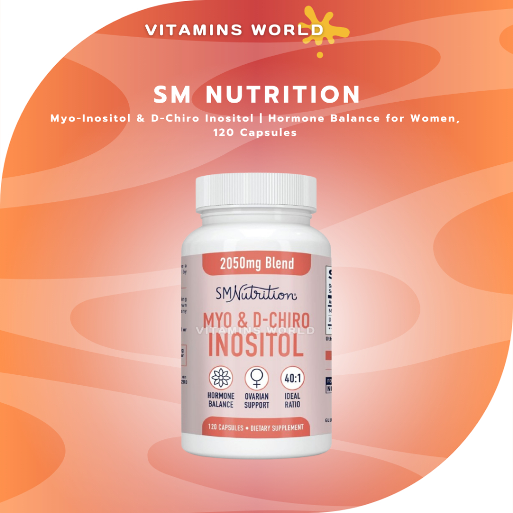 SM Nutrition Myo-Inositol & D-Chiro Inositol | Hormone Balance for ...
