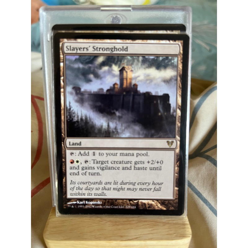 การ์ด MTG Slayers’ Stronghold Land Magic the gathering EDH รุ่น AVR ...