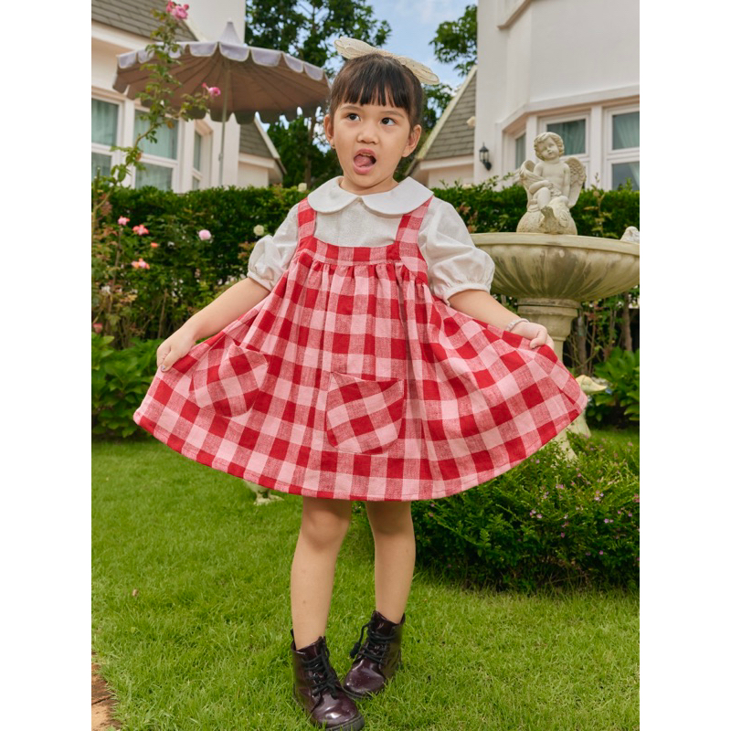 Weerin kids marry overall ชุดเอี้ยมเด็กหญิง ชุดกระโปรงกับเสื้อ เสื้อผ้า ...