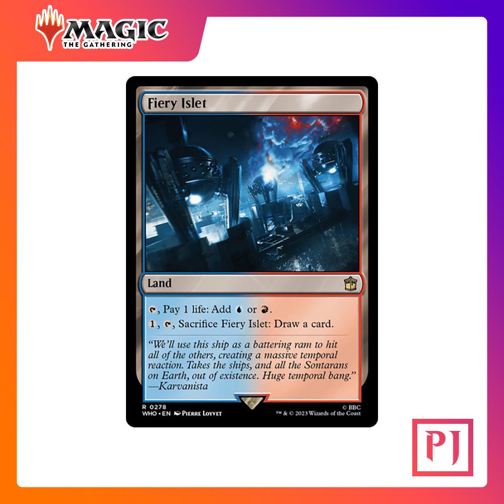 [MTG] Fiery Islet [WHO] [LAND] [RARE] [FOIL] [ENG] (การ์ดเมจิค / Magic ...