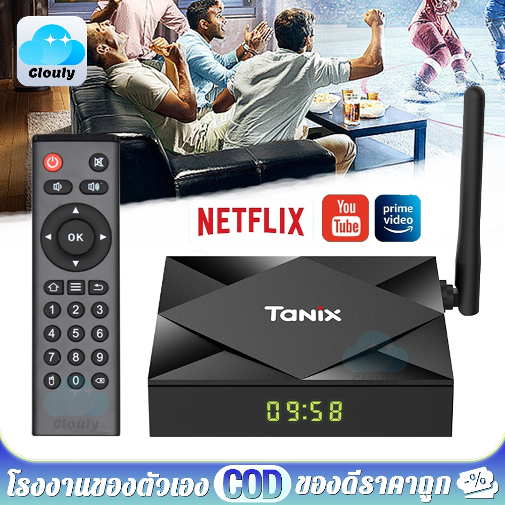 android box ดล่างบหจดเจยด์ล่วี TX6S 4K ดรบหจทีวี แอนดรอยด์ กล่อง ...