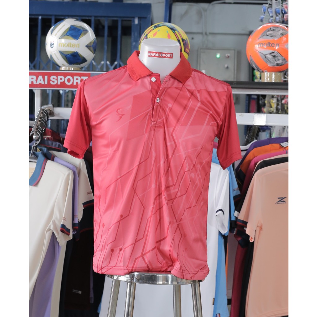***ของแท้ส่งไว** เสื้อคอปก เสื้อกีฬาชาย SA304 SPORT DAY ผ้าไมโครพิมพ์ ...