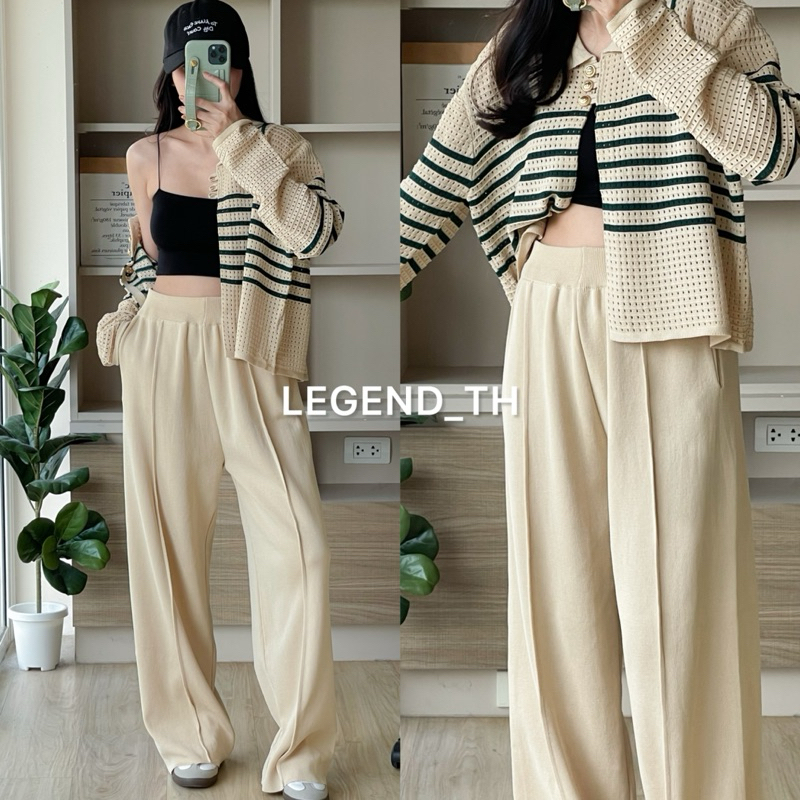 Legend | Snappy set ได้ 2 ชิ้น เสื้อแขนยาว+กางเกงขายาว | Shopee Thailand