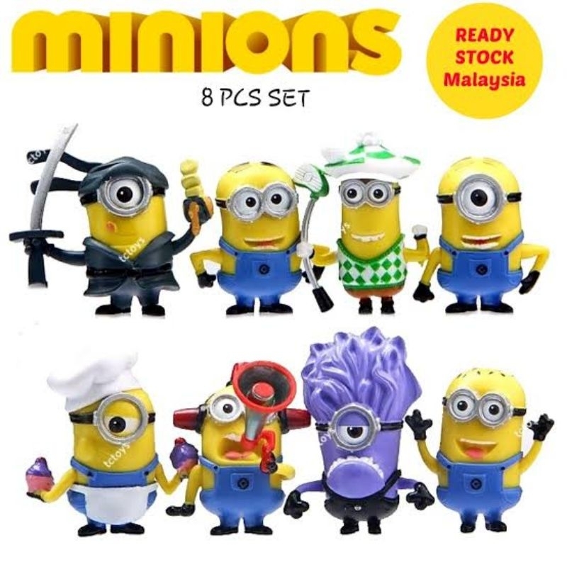 รวมโมเดลมินเนี่ยน Minions สุดน่ารัก ลิขสิทธิ์แท้ มือสอง JP | Shopee ...