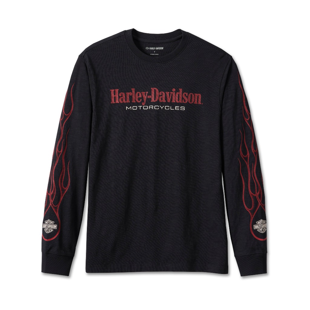 เสื้อแขนยาวลายไฟ 96207-23VM Harley Davidsonลิขสิทธิ์แท้ | Shopee Thailand