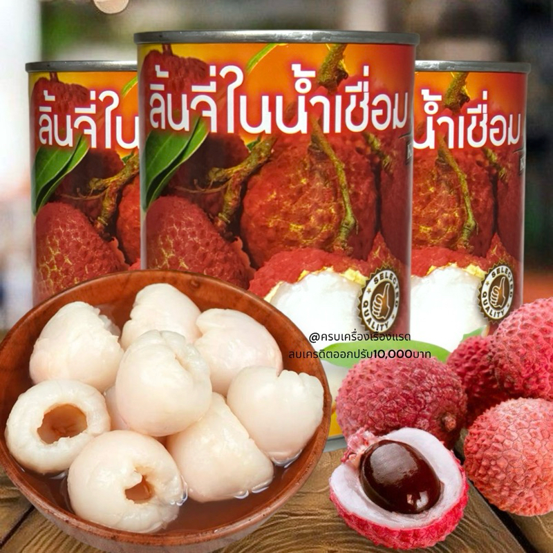 ส่งฟรี/ส่งไว ลิ้นจี่ในน้ำเชื่อม ลิ้นจี่จิงโจ้ Lychee in Syrub ลิ้นจี่ ...