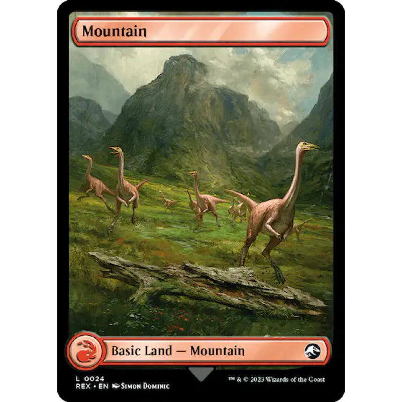 MTG (REX) Mountain (Universes Beyond: Jurassic World Collection) (C ...