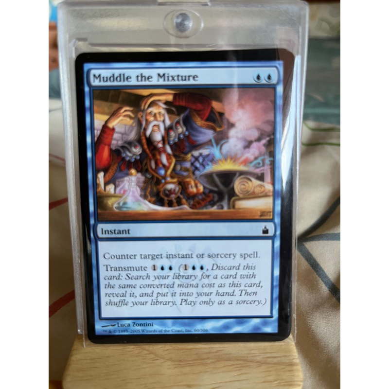 การ์ด MTG Muddle the Mixture Blue Magic the gathering EDH รุ่น RAV สภาพ ...