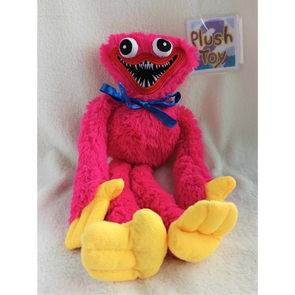 ตุ๊กตาผี Pink Huggy Wuggy Plush - Poppy Playtime | Shopee Thailand