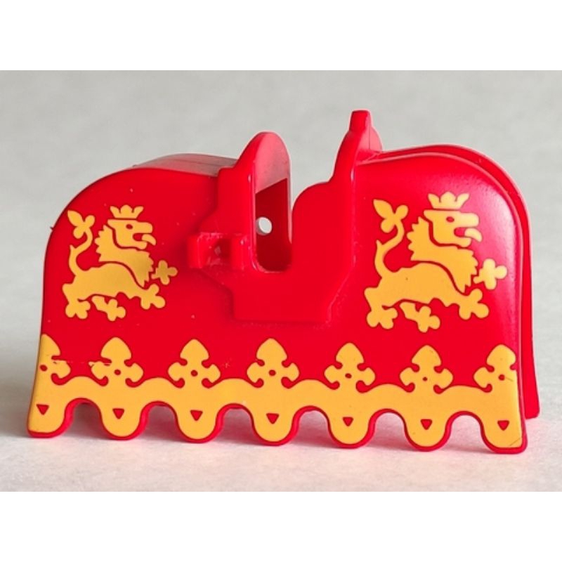 Lego Part - Horse Barding, Ruffled Edge รหัส 2490 อานม้า นักรบรุ่นเก่า ...