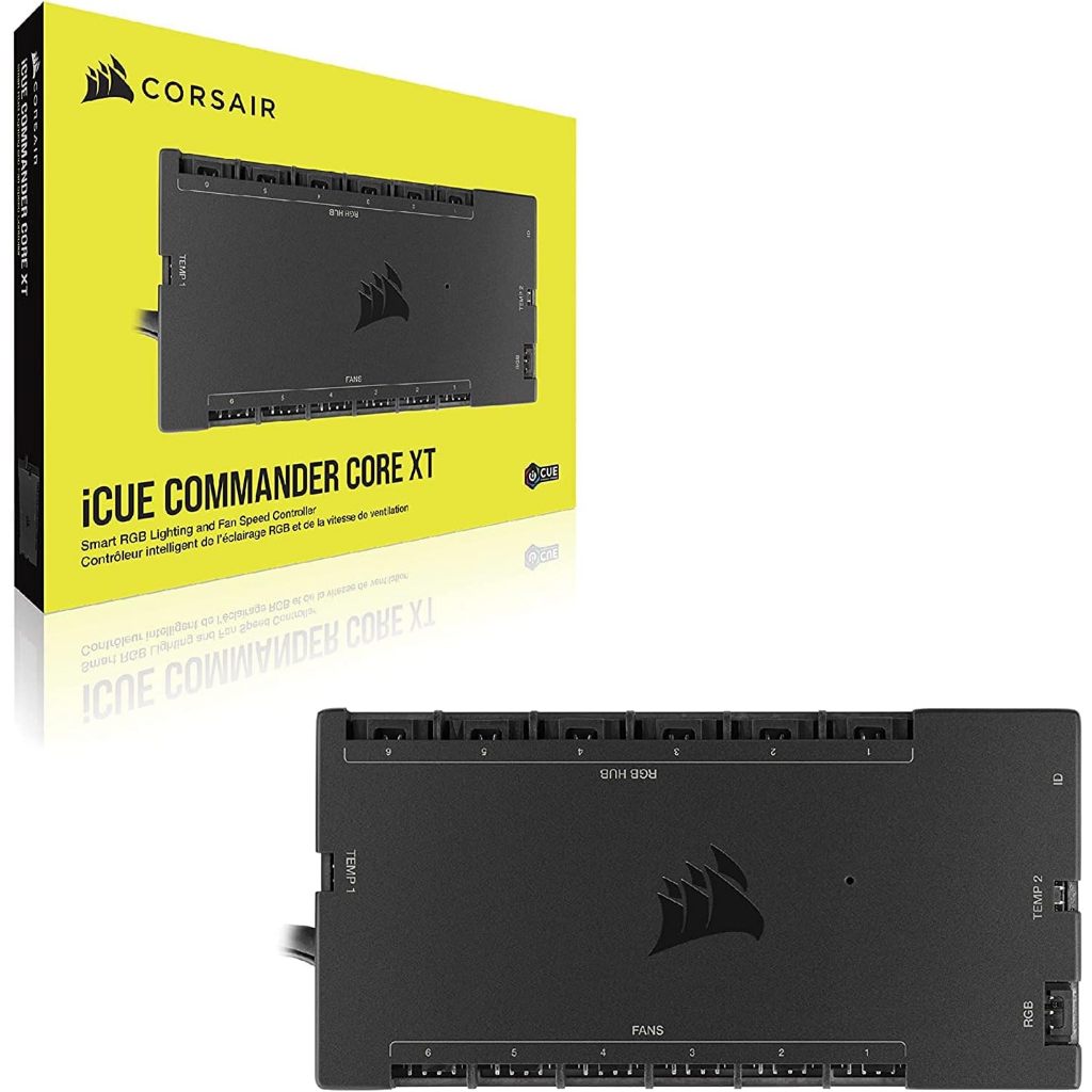 CORSAIR iCUE COMMANDER CORE XT SMART RGB LIGHTING AND FAN SPEED ...