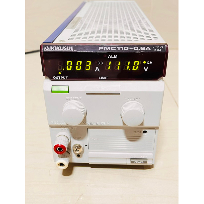 REGULATED DC POWER SUPPLY KIKUSUI PMC110-0.6A DC สภาพสวยมากๆ ใช้งานได้ ...