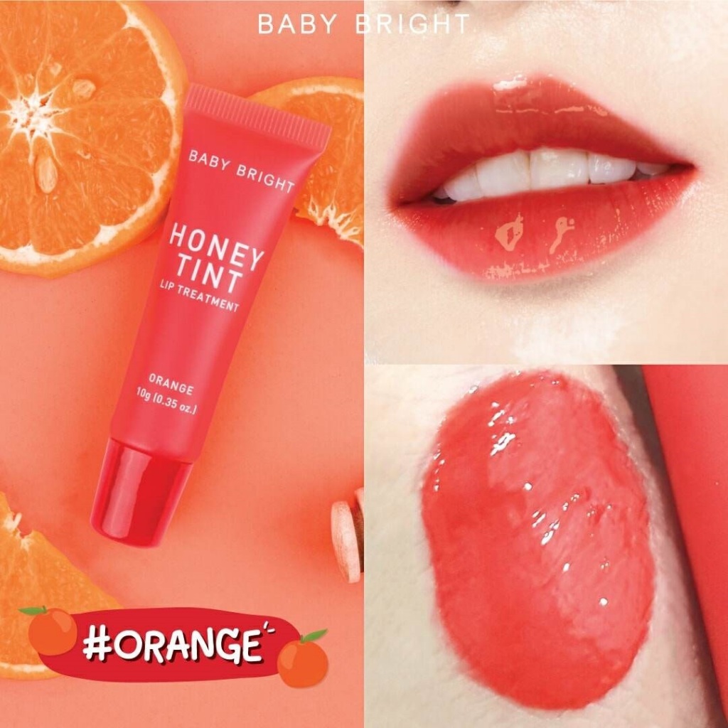 ถูก/แท้ ลิป Baby Bright Honey Tint Lip Treatment ลิปน้ำผึ้ง ทินท์ ทิ้นท์ ลิปบาล์ม ลิปมัน ลิป ...