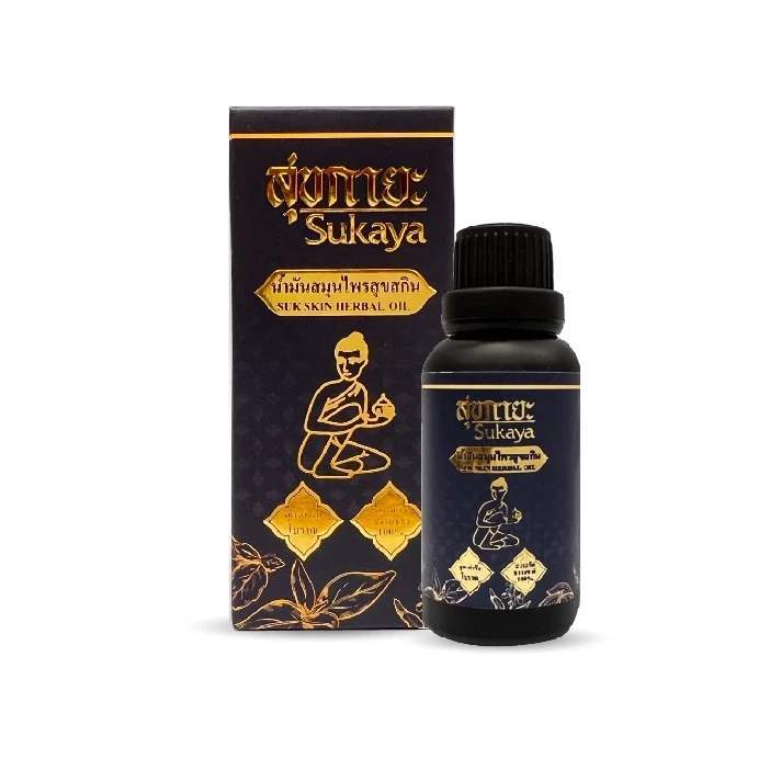 Sukaya สุขกายะ สูตรเข้มข้นต้นตำรับวัดโพธิ์ กลิ่นกาสะลอง | Shopee Thailand