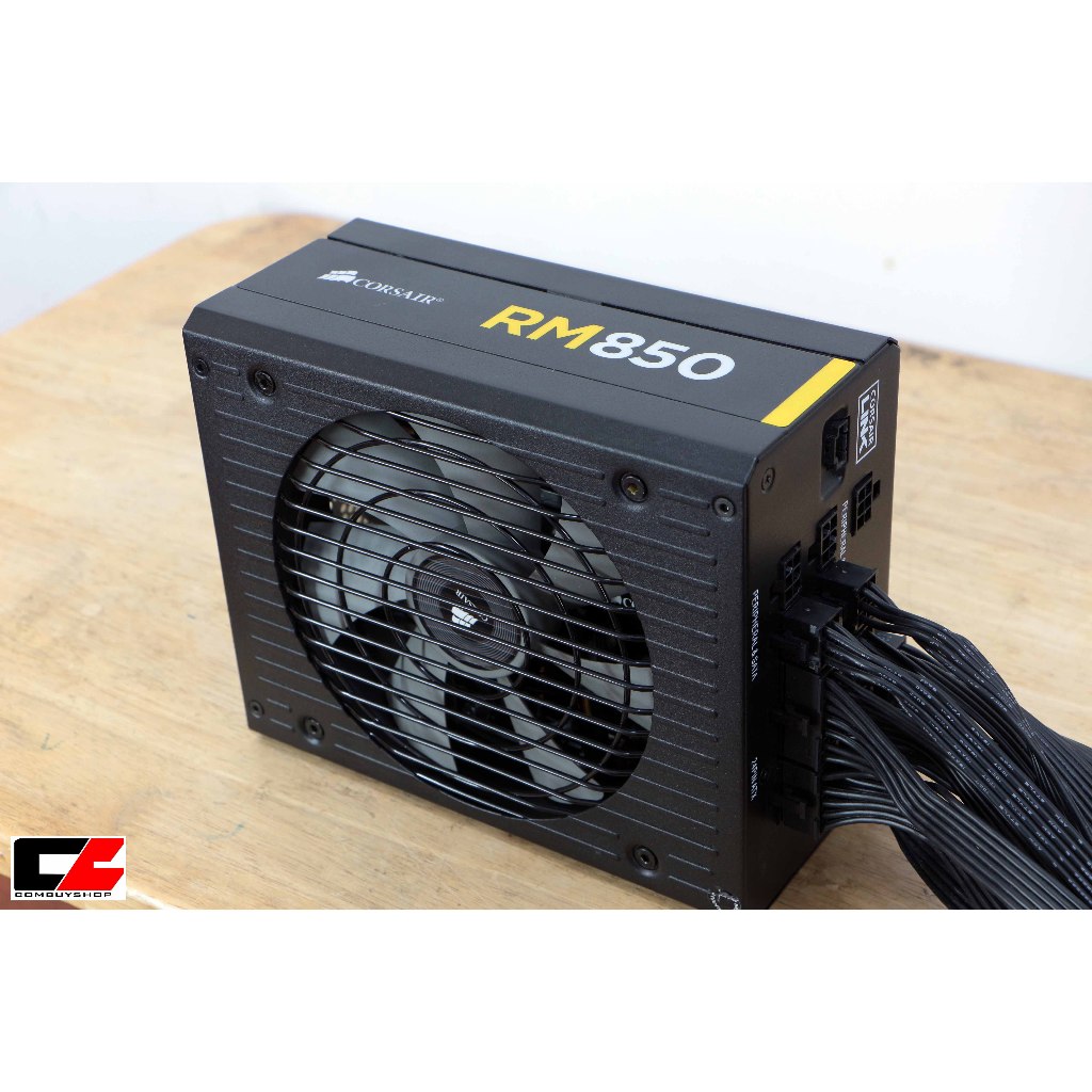 PSU CORSAIR RM850 80+ GOLD FULL MODULAR [ แบบถอดสายได้ทุกเส้น มีสาย ...