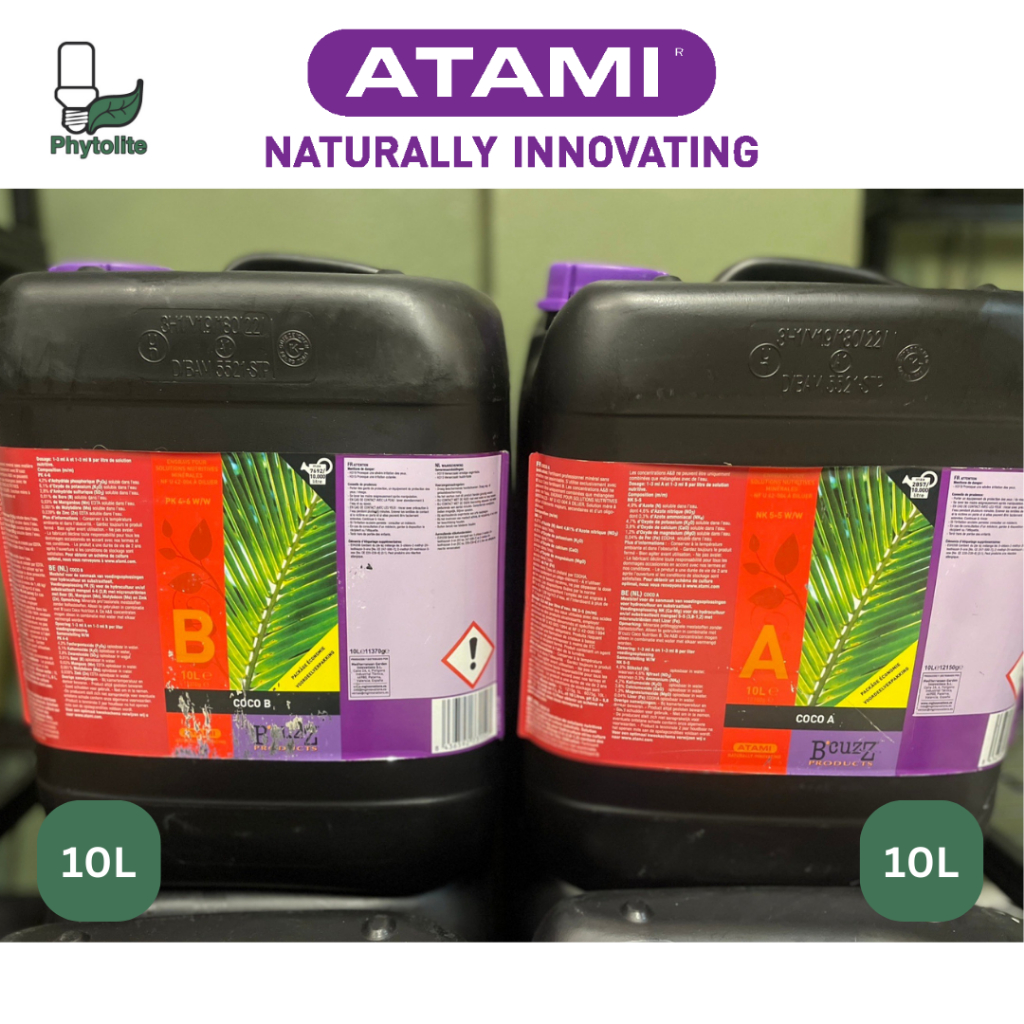 Atami-B’CUZZ COCO A&B ปุ๋ยน้ำ AB 10L | Shopee Thailand