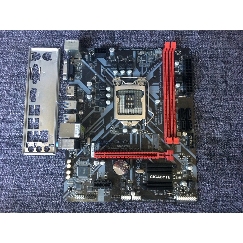 1151V2 GIGABYTE B360M GAMING HD พร้อมฝาหลัง | Shopee Thailand