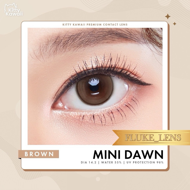 คอนแทคเลนส์ วอนยอง(ขนาดมินิ) 💖 Mini DAWN 💖 อมน้ำ55% กรองแสง แบรนด์ ...