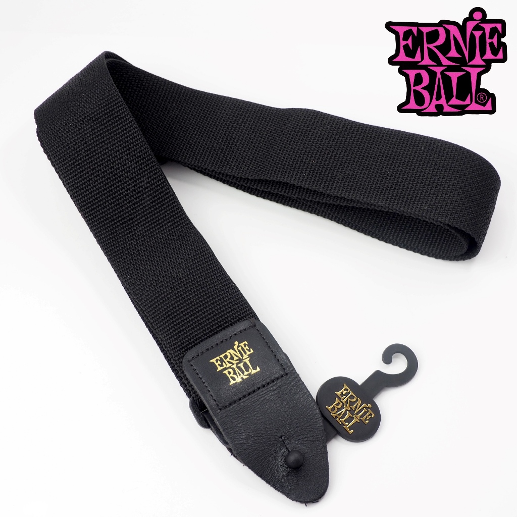 Ernie Ball Guitar Strap Black สายสะพายกีต้าร์ สีดำ | Shopee Thailand