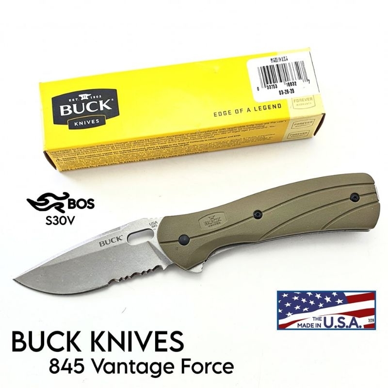 มีด BUCK KNIVES แท้ รุ่น 845 Vantage Force S30V Steel หนึ่งในรุ่นยอด ...