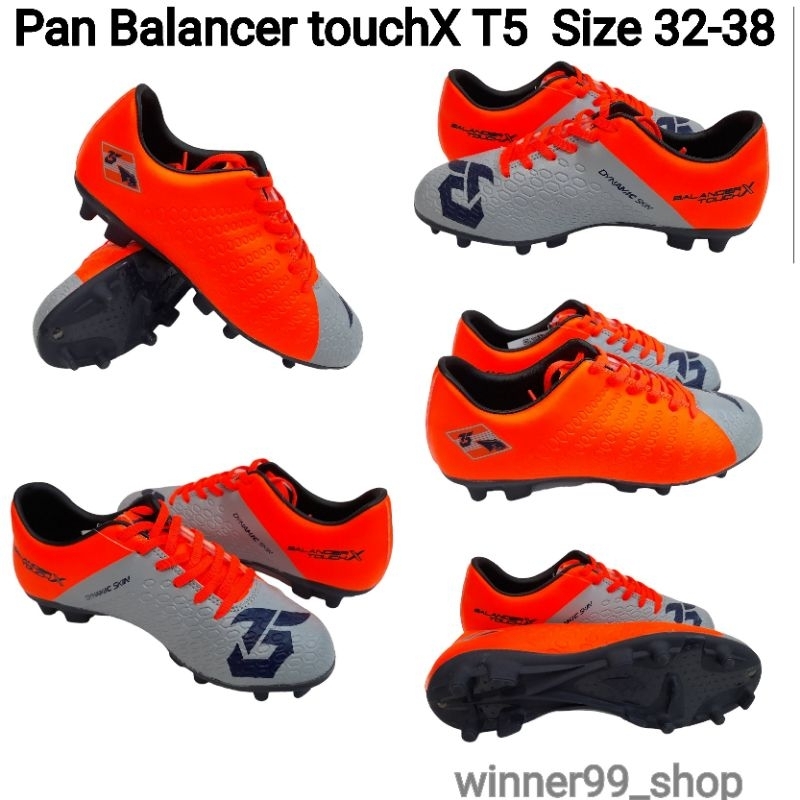 PAN BALANCER TOUCH X T5 2023 PF151B รองเท้าฟุตบอลเด็กแพน สตั๊ดเด็กแพน ราคา 750 บาท | Shopee Thailand