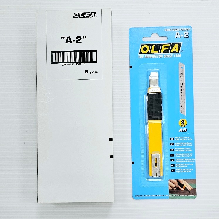 คัตเตอร์ OLFA A2 อัลฟ่า(ยกกล่อง 6 ชิ้น) | Shopee Thailand