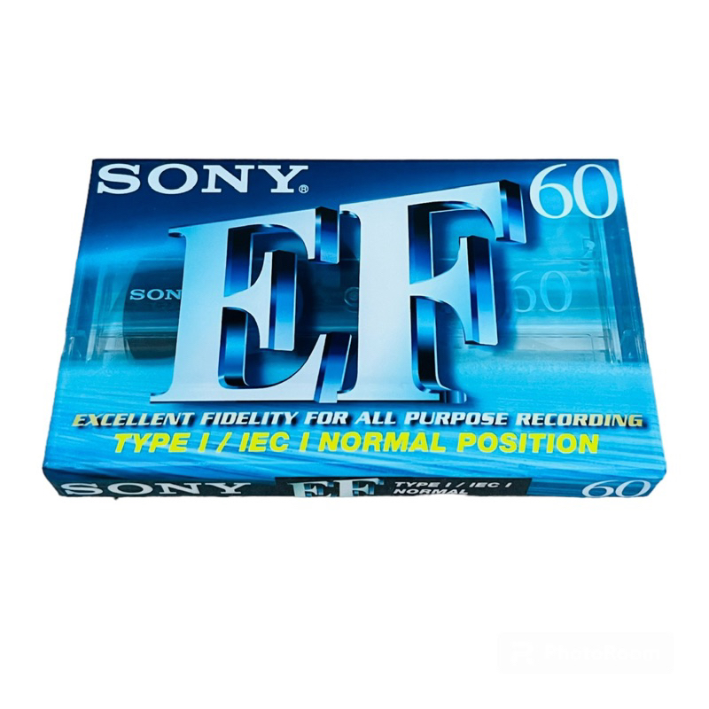 เทปเปล่า ยี่ห้อ Sony รุ่น EF60 ตลับใส่ ซีลสีฟ้า | Shopee Thailand