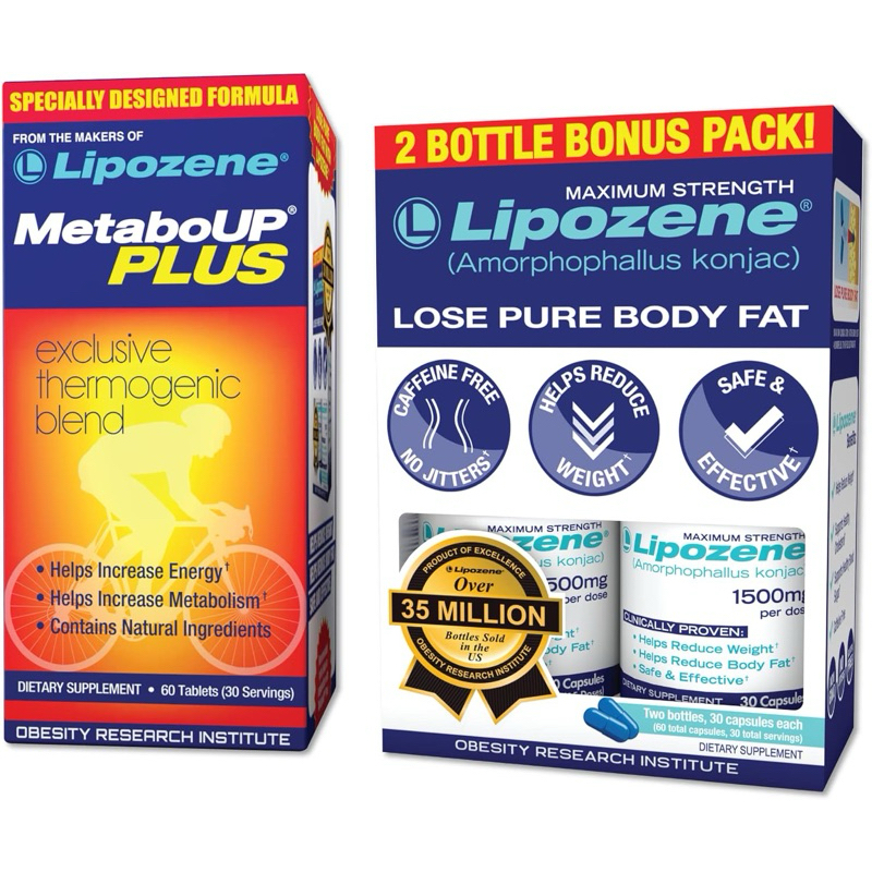 Lipozene Diet Pills - Weight Loss Supplement แพคคู่ แถม Metabo/แพคคู่ ...