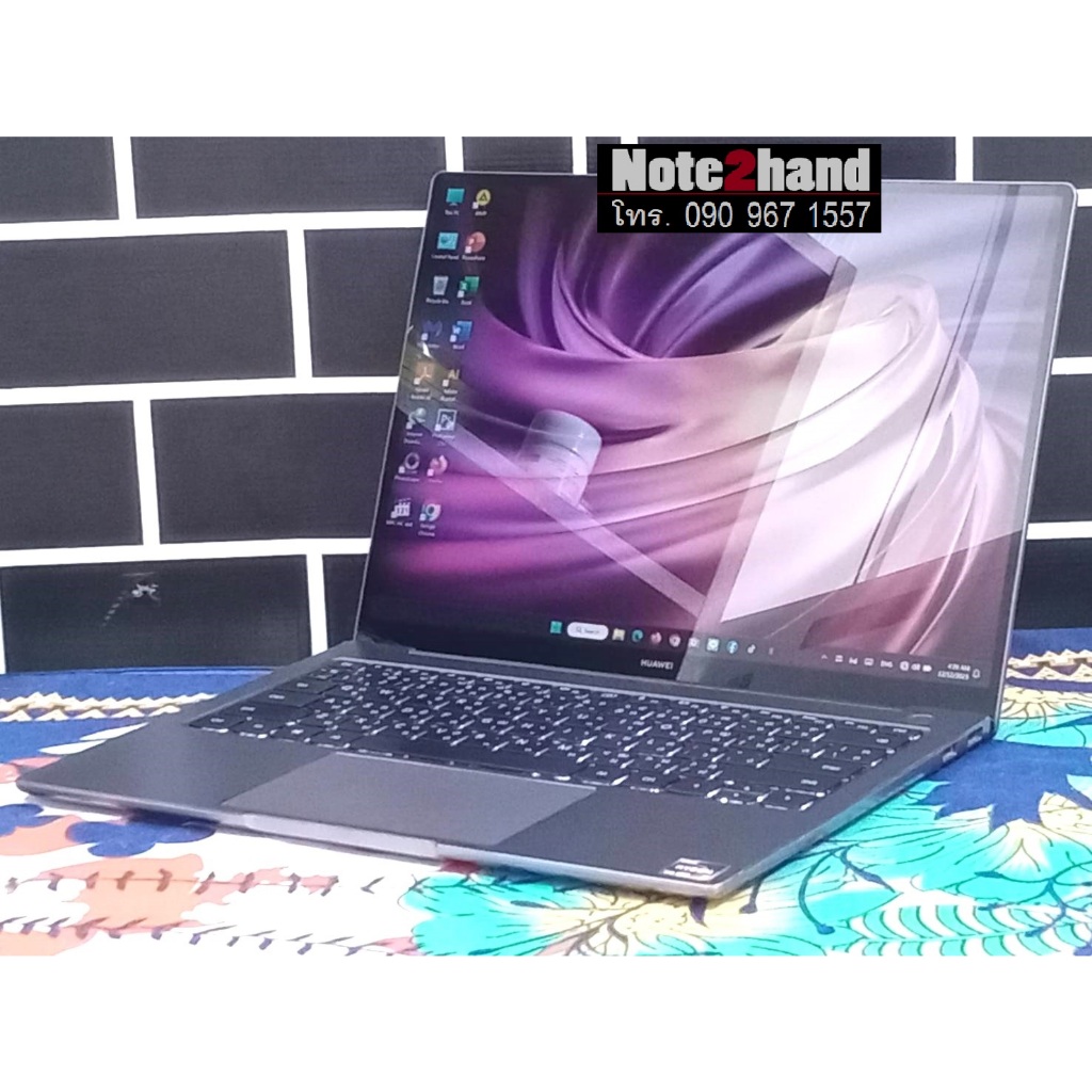 โน๊ตบุ๊คมือสอง HUAWEI CPU AMD Ryzen 5 4600H จอ14”2K แรม16+NVMe 512 ...