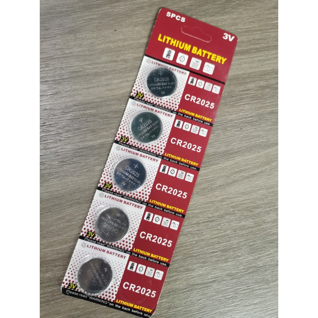 CR2032 / CR2025 ถ่านกระดุม CR-2032 / CR-2025 3V ถ่านนาฬิกา (ราคาต่อก้อน)-แพคกระดาษ แบ่งขาย ...