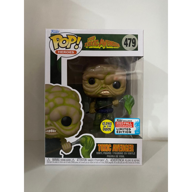 Funko Pop The Toxic Avenger เรืองแสง Glow in the Dark 479 NYCC 2023 ...