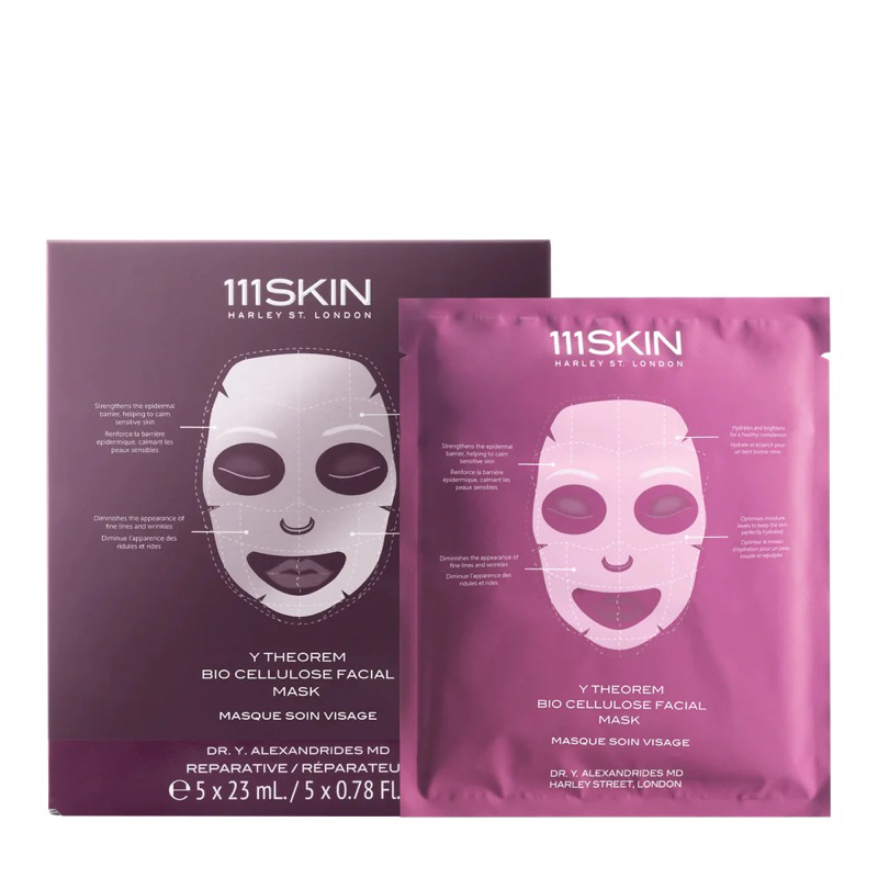 111 Skin Y Theorem Bio Cellulose Facial Mask Box 5*23 ml. | Shopee Thailand