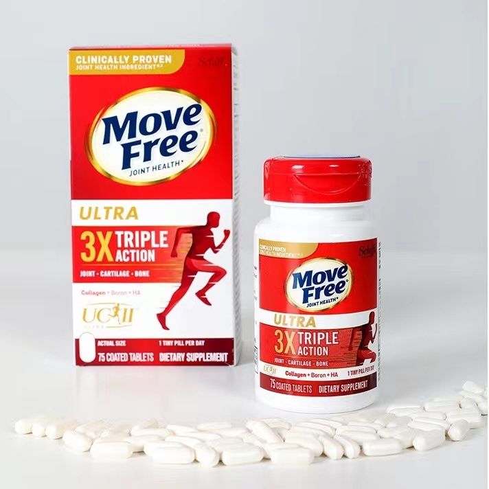 【ส่งไวทันใจ】Schiff Move Free Ultra Triple Action Joint Supplement, 75 ...